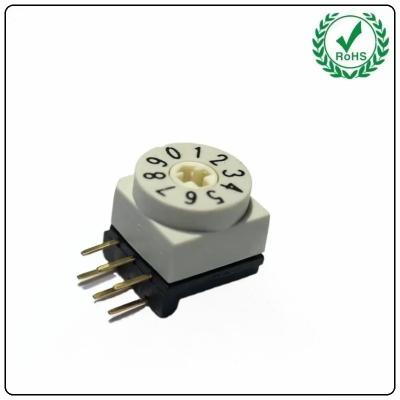 Cina Su misura codificando commutatore rotante mini 10mm * 10mm 50VDC in vendita