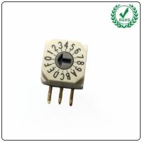 China Customized Coding Mini Rotary Switch 4 Positions 50VDC 100mA for sale