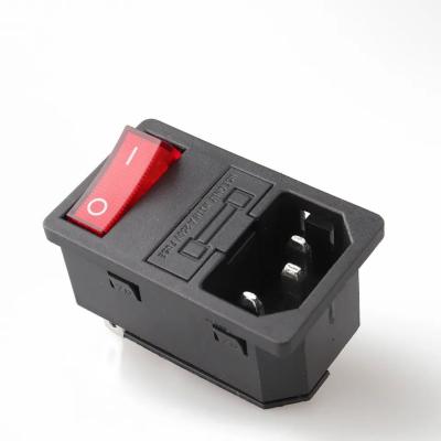 Cina LZ-14-F16 Presa di corrente 10A 250V Presa CA IEC INLET Universale EU AU UK Rame CE in vendita