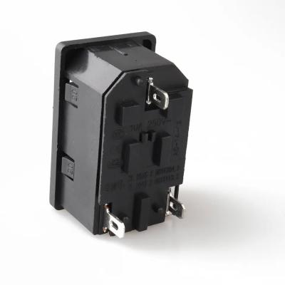 China LZ-14-F16 IEC320 AC-stopcontact met zekeringhouder en tuimelschakelaaringang Te koop
