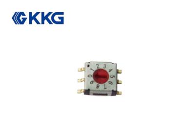 China O vertical de SMD codificou o interruptor rotativo, engrenagens do interruptor rotativo 10 de 20 ampères à venda