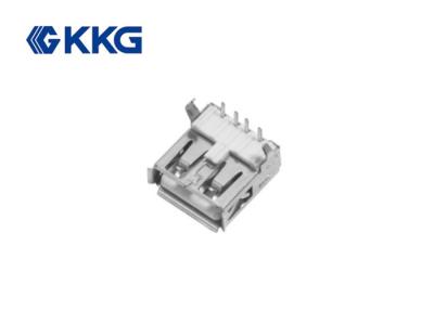 China El Usb del borde del rizo de KKG mecanografía a conector hembra vida mecánica 5000 ciclos en venta