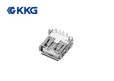 China Zócalo femenino de 4 Pin USB 90 terminal de contacto de ángulo recto del grado 1.5A en venta