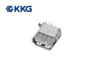 China High frequency Usb Type A Adapter , Usb Panel Mount Connector ISO9001 for sale