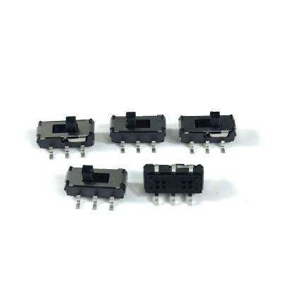 Cina L'interruttore, 2T2D SMD ha piegato un interruttore di 6 perni, il commutatore laterale verticale di tatto di spinta, commutatore di accensione del microToggle dell'interruttore in vendita