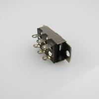 China DC50V 0.5A 2P2T Miniature Right Angle Slide Switch for sale