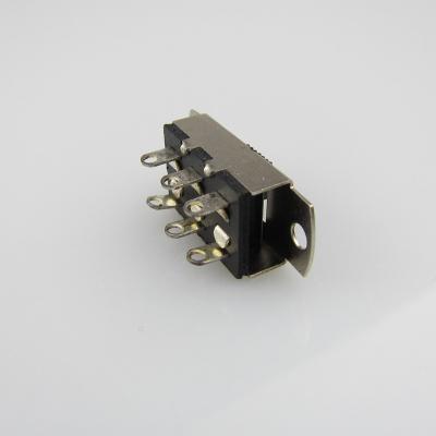 Chine Contact coulissant à angle droit miniature de DC50V 0.5A 2P2T à vendre