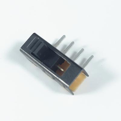 Cina 4 Pin Right Angle Interruptor On fuori dall'interruttore basculante DC50V 0.5A senza linguette della lega per saldatura in vendita