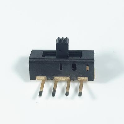Cina 4 Pin Right Angle Interruptor On fuori dall'interruttore basculante DC50V 0.5A senza linguette della lega per saldatura in vendita