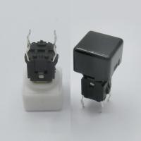 China Mini SPST Illuminated Push Button Switch IP40 With Cube Cap for sale