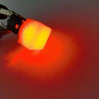China Mini SPST Illuminated Push Button Switch IP40 With Cube Cap for sale