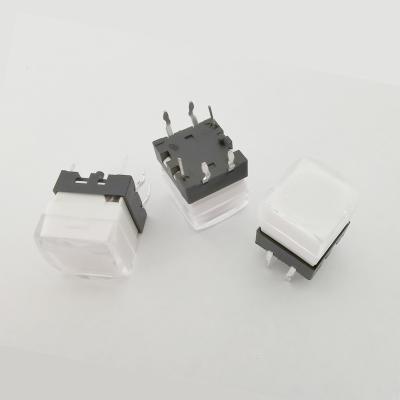 Cina commutatore di tatto di 12x12x14.6 50mA 28VDC LED per modello in vendita