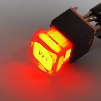 Cina Il PWB miniatura di SPST SPDT NKK KP ha illuminato il commutatore momentaneo in vendita