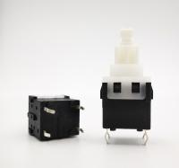 China Unlocked DIP Push Button On Off SPST Key Switch for sale