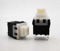 China RoHS Push Button On Off SPST DIP Self Locking Unlocked Switch for sale