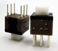 China IP65 SMD Self Locking Push Button 6 Pin DIP Switch 5.8x5.8 for sale