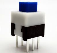 China 6P DIP 7x7 Self Locking Push Button Switch RoHS Compliant for sale