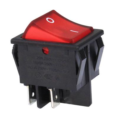 Cina 16A 250VAC/20A 125VAC sopra fuori dall'interruttore a leva di colore in vendita