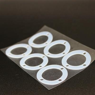 Cina Guarnizione autoadesiva trasparente di gomma del silicone del giro bianco in vendita