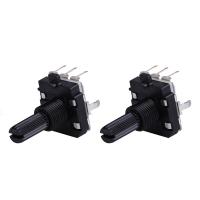 China 16mm Plastic Insulated Rotary Shaft Encoder 12 / 24 Pulse Switch for sale