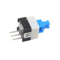 China 7x7 Single Row Three Pins Self Lock Push Button ROHS Approved for sale