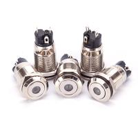 China Latching Waterproof Telemecanique Push Buttons Self Locking 12mm for sale