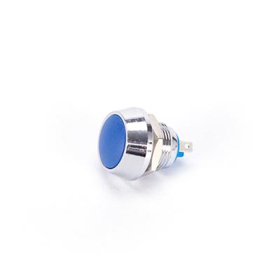 Cina commutatore di pulsante momentaneo di 2Pin 12mm, commutatore momentaneo piano IP65 in vendita