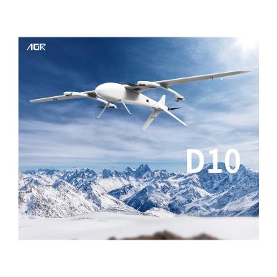China Technical Parameters of D10 Medium-distance Electric Vertical Take-off and Landing UAV Fixed Wing Drone for sale