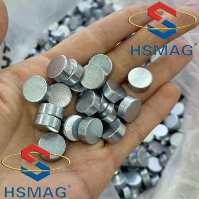 China ISO9001 Ronde Cilinder SmCo Permanente Zeldzame Aarde Magneet Zn Gecoat Anti Oxidatie Te koop