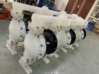 China Explosionproof Air Driven Double Diaphragm Pump Plastic Food Grade 192 L/Min 0.83 Mpa for sale