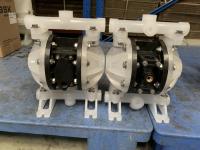 China Plastic Air Powered Double Diaphragm Pump 192 L/Min 0.83 Mpa Self Priming Explosion Proof for sale