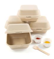 China Pulp Molding Non Plastic Clamshell Lunch Box Machine Semi Automatic for sale