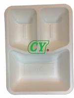 China Biodegradable Sugarcane Bagasse Plate Pulp Fiber Tableware Machine for sale