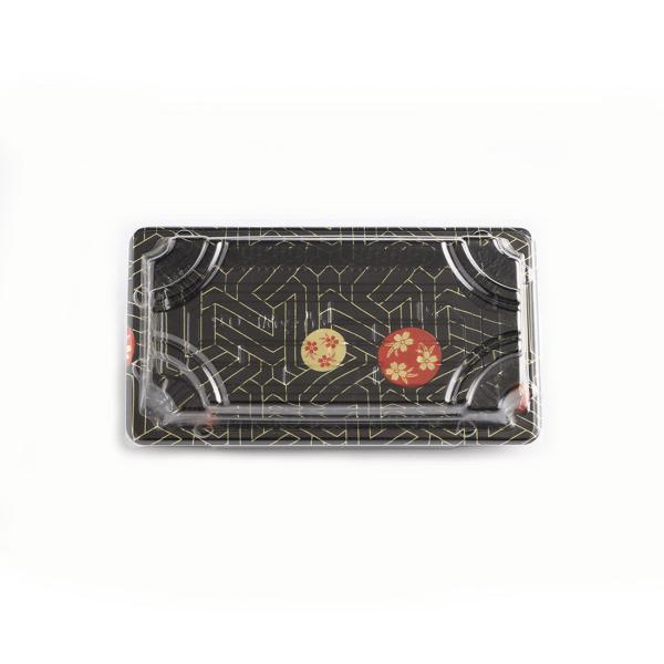 Quality Sushi Square Kraft Biodegradable Disposable Food Packaging Box Handle Stamping for Sushi Salad Sandwich Noodle for sale
