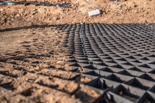 HDPE Geocell Gravel Grid 50mm ASTM Standard Textured Smooth Surface Plastic Geocell