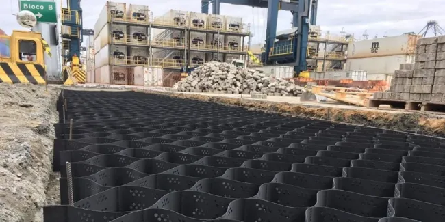 HDPE Geocell Gravel Grid 50mm ASTM Standard Textured Smooth Surface Plastic Geocell