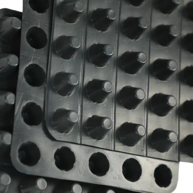 HDPE Drainage Board Compound Dimple Waterproof HDPE Drain Plastic Drainage Board Dimpled Drainage Board