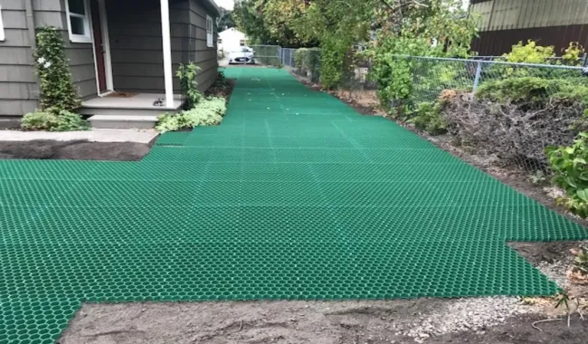 HDPE Plastic Grass Lawn Stabilizer Grid for Parking Lot Outdoor Roof Garden Permeable Pavers Interlocking Plastic Floor Grid