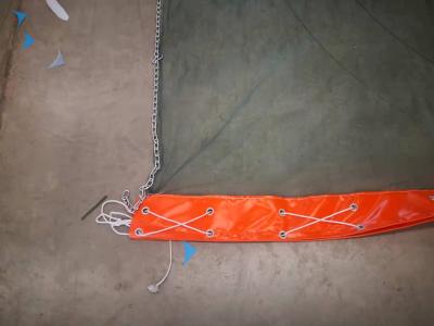 Cina Boom del petrolio di galleggiamento del PVC della tenda del limo dell'OEM per l'oceano in vendita
