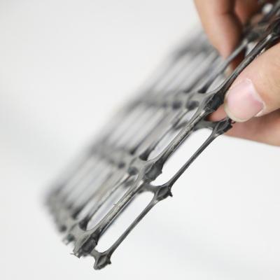 China 40kn Plastikgeotextilien Geogrid des Schwarz-pp. für Straßen-Verstärkung zu verkaufen