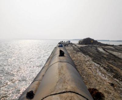 Cina Borse d'asciugamento ad alta resistenza di Geotube tessute pp per il trattamento delle acque reflue in vendita