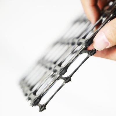 중국 25kn Tensile Strength Biaxial Plastic Geogrid For Road Construction 판매용