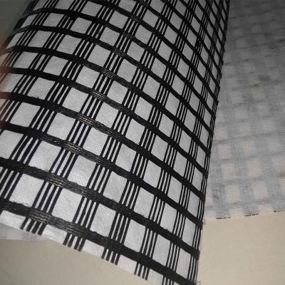 중국 Composite Biaxial Fiberglass Geogrid With Nonwoven Geotextile For Soil Reinfocement/Road Construction Material Geocompos 판매용