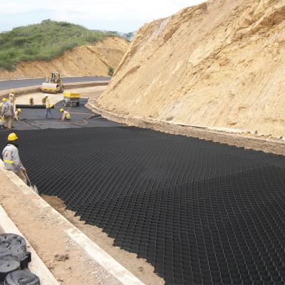 China HDPE Honeycombed Geocells Paved Grid HDPE Geocell for Soft Basement Reinforcement for sale