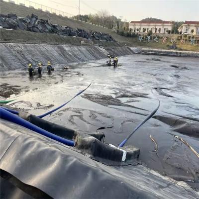 Cina Rivestimento in geomembrana HDPE nera per il rivestimento di laghetti di discarica e progetti di impermeabilizzazione in vendita