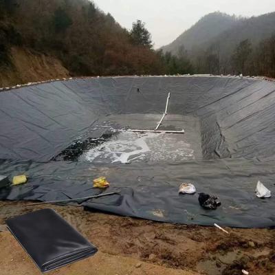 China Industrial Style 1mm Geomembrane Pond Liner HDPE Plastic Liner Geomembrane Pond Liner For Fish Pond Made PVC LDPE LLDPE PP Materials For Landfill for sale