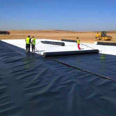 China HDPE Geomembrane Pond liner for Landfill Aquaculture Mines Artificial Lake Shrimp Fishing Farm Dam Liner for sale