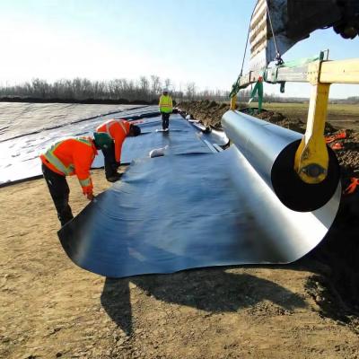 China Aquacultuur Visboerderij Waterdichte Geomembraan HDPE Geomembraan Liner – Waterdichte Barrière voor Dam, Visvijver, Vijver, Zwembad, Tank Te koop