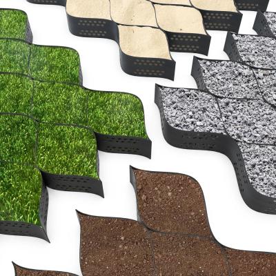 中国 HDPEプラスチックジオセル 舗装グリッド HDPEジオセル 軟い地下室強化用 低コストの砂石安定化ジオセル 道路建設用 販売のため
