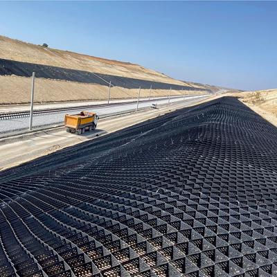 中国 プラスチック ASTM 標準道路グリッド 砂利 ハニーコム HDPE 地質セル 壁の固定 強化 斜面保護 ドライブウェイ 地質セル 侵食制御 販売のため